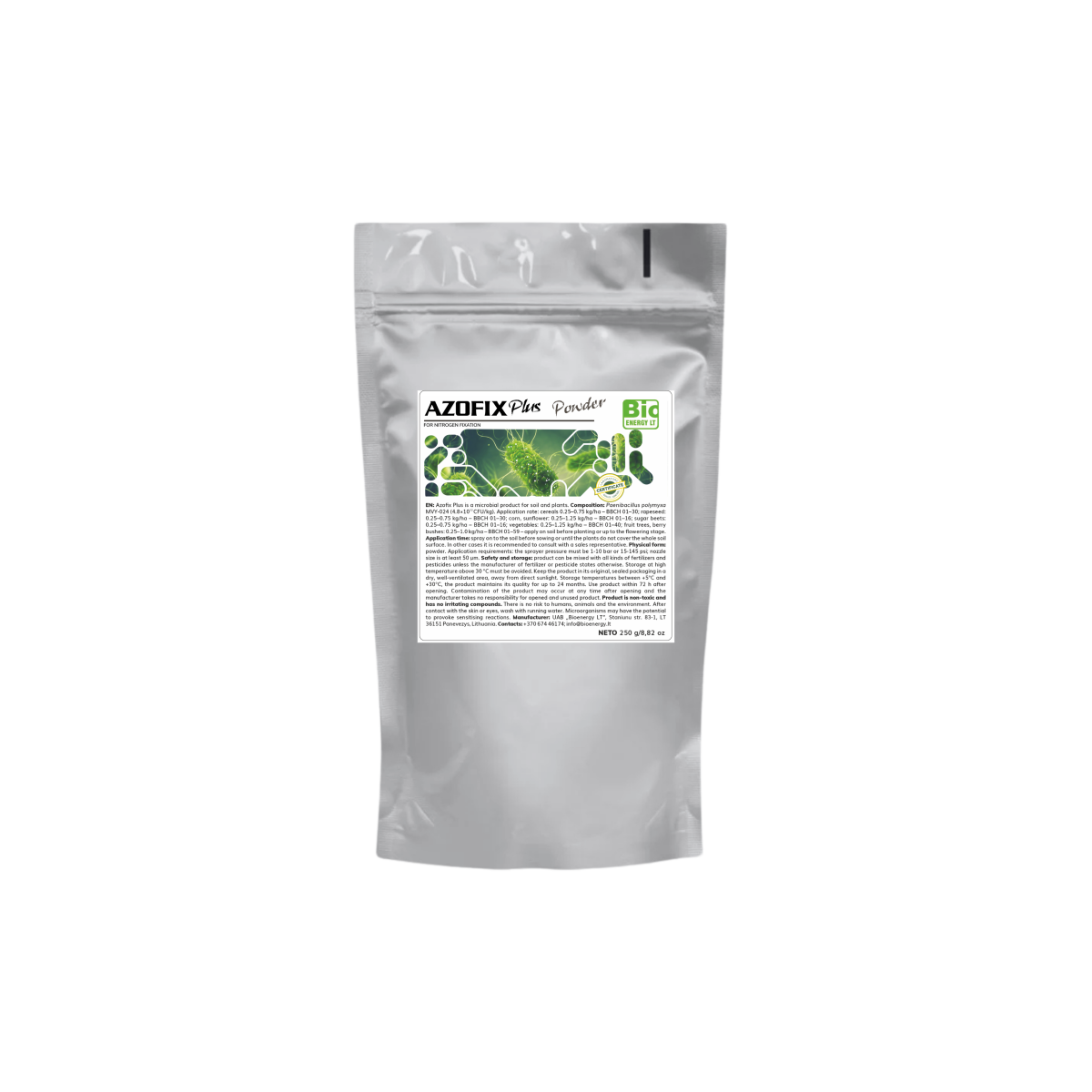 Azofix Plus organic fertilizer – Bioenergy LT