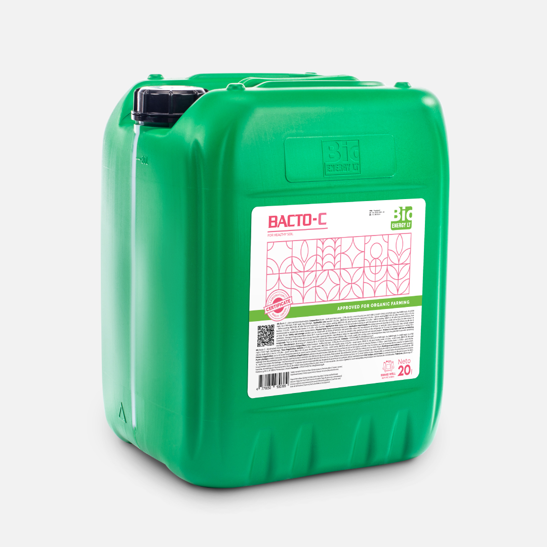 Bacto C – organinės anglies kiekio biostimuliatorius augalams